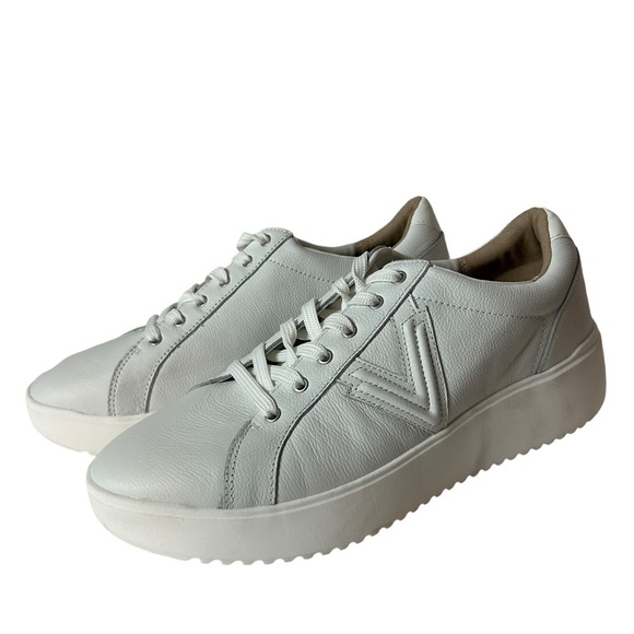 Vionic | Shoes | Vionic Kearny Platform Lace Up Sneaker White Leather ...